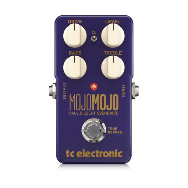 tc electronic MOJOMOJO PAUL GILBERT EDITION オーバードライブ ギターエフェクター高いヘッドルームとエクストラゲインスイッチなどを搭載し進化したスペシャルモディファイバージョン【特徴】・Paul G...