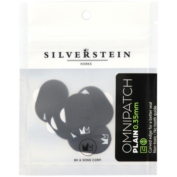 SILVERSTEIN OP02B OMNIPATCH マウスピースパッチ ブラック 6枚入りOMNIPATCHから0.35mmのプレーンタイプ（ティースガイド無し）タイプが登場。・食品グレードのシリコン素材＆接着剤・空気漏れを防止する面取...
