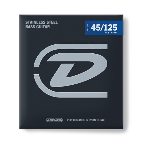 JIM DUNLOP STAINLESS STEEL Bass Strings DBS45125 5弦エレキベース弦クリアーなサウンドが特徴のステンレススチール弦。タイトなボトムサウンド、アグレッシブなミドルレンジも独特です。豊富なラインア...