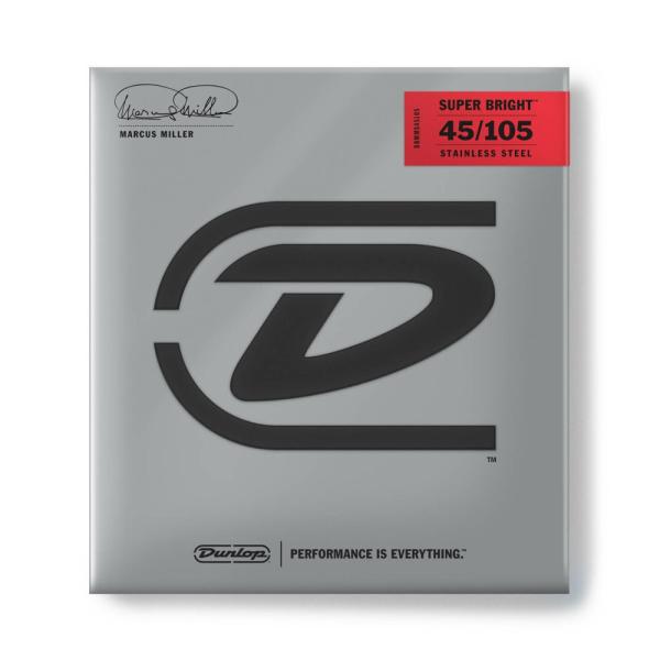 JIM DUNLOP Marcus Miller Super Bright Bass Strings DBMMS45105 エレキベース弦 Super Bright Stainless Steel Bass Stringsを Marcus ...