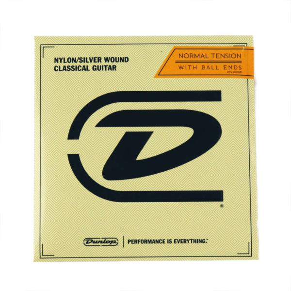 JIM DUNLOP Normal Tension w/Ball End DCV100NB クラシックギター弦 DCV100NSの弦のエンドにボールエンド処理を施したセットです。