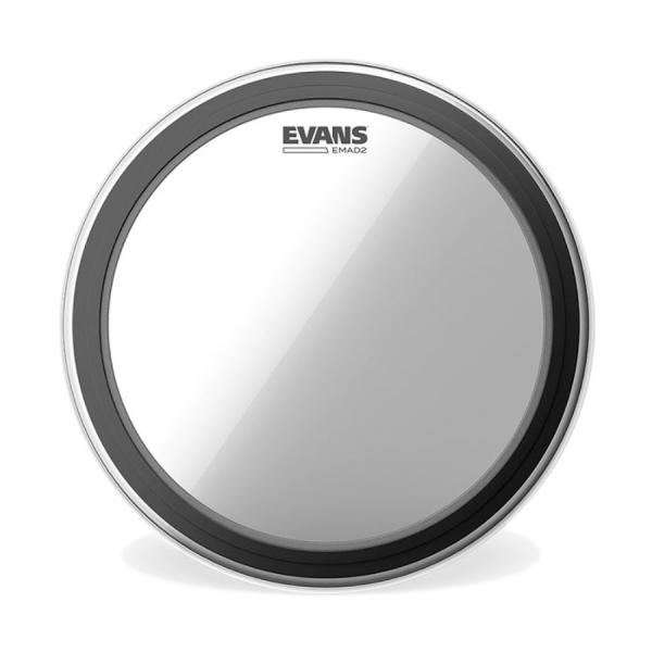 EMADはEVANS独自のサウンド・コントロールシステムで、バスドラムヘッドを取り外すことなく交換可能な、幅の違う２種類のウレタン製ミュートリング(ダンピングリング)が付属しており、好みのミュートの度合いに合わせ簡単に脱着できます。10mi...
