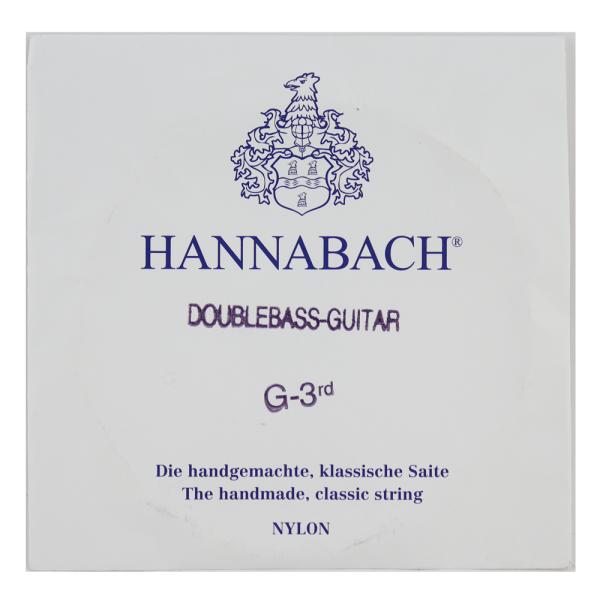 ハナバッハ クラシックギター弦 バラ弦 3弦 1本 HANNABACH ミディアムテンション 8413MT Double Bass ギター弦 クラギ弦。Double Bass / ダブルバス（コントラバス）安定したピッチで定評のあるアンサン...