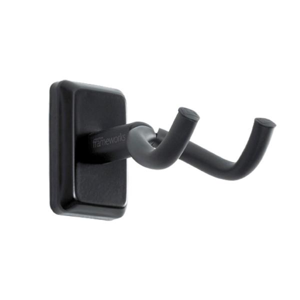 ギターハンガー ゲーターフレームワークス Gator Frameworks GFW-GTR-HNGRBLK ギタースタンド 壁掛け。Black Wall Mount Guitar HangerGator Frameworks 壁掛け式ギター...