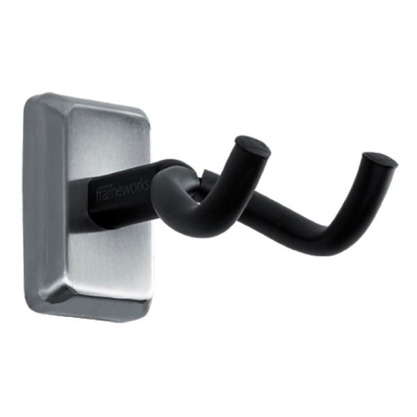 ギターハンガー ゲーターフレームワークス Gator Frameworks GFW-GTR-HNGRSCH ギタースタンド 壁掛け。Chrome Wall Mount Guitar HangerGator Frameworks 壁掛け式ギタ...