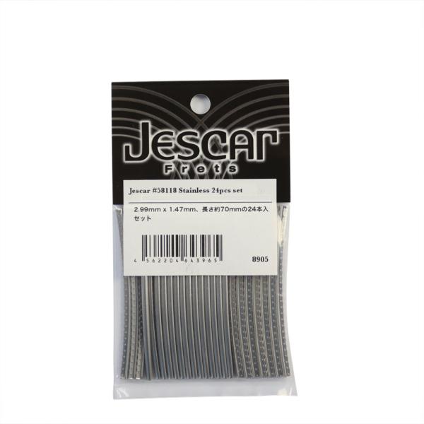 ジェスカーフレット ギター フレット #58118 Stainless 24pcs set No.8905 フレット 24本セット Jescar Frets。※ギターパーツの取り扱いには、相応の技術と知識が必要になります。自己責任にて取り扱...