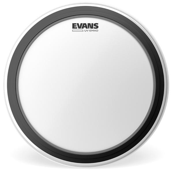 EVANS BD16EMADUV UV EMAD Bass ドラムヘッド【Description】コーテッドヘッドに革命的変化をもたらした、究極の耐久性を誇るコーティング技術を採用した UV1 は、ヘッド中心部の丸い剥げ落ちや、汚れ、欠け、...