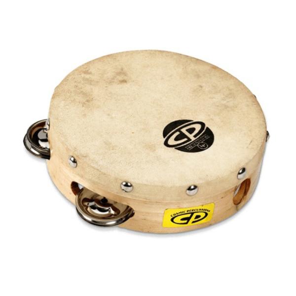 タンバリン 楽器 ラテンパーカッション LP CP376 タンバリン。CP Wood TambourinesCP Tambourine with Head, 6インチSingle Row Jinglesヘッド付モデルヘッド付モデルはカーフス...