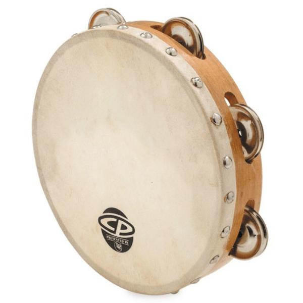 タンバリン 楽器 ラテンパーカッション LP CP378 タンバリン。CP Wood TambourinesCP Tambourine with Head, 8インチSingle Row Jinglesヘッド付モデルヘッド付モデルはカーフス...