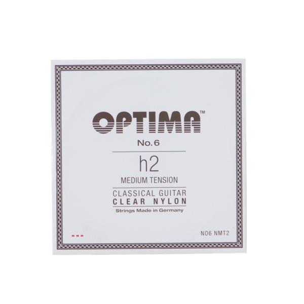 Optima Strings No6.NMT2 Nylon B/H2 Medium 2弦 バラ弦 クラシックギター弦ドイツのオプティマ社のクラシックギター弦。クリアナイロンのプレーン弦です。・クラシックギター用バラ弦・ミディアムテンション・...