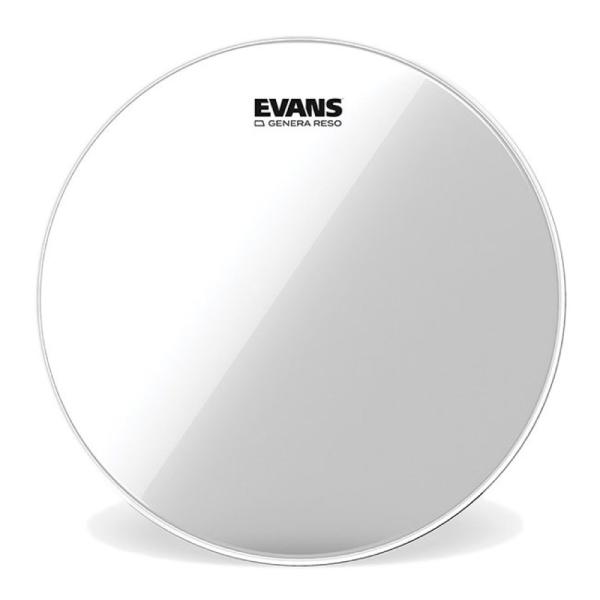 EVANS TT12GR 12" Genera Resonant Tom ドラムヘッド【Description】10mil、1プライのフィルムを使用したボトム専用のクリアヘッドで、G1クリアよりも倍音が明るく、オープンなサウンドが得られます...