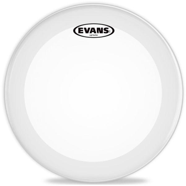 EVANS BD18GB4C EQ4 Frosted バスドラムヘッド【Description】特製の10milフィルム、1プライで、18"〜26"までヘッドサイズに合わせて幅を最適化した倍音コントロールリングが内側に装着されています。低音...