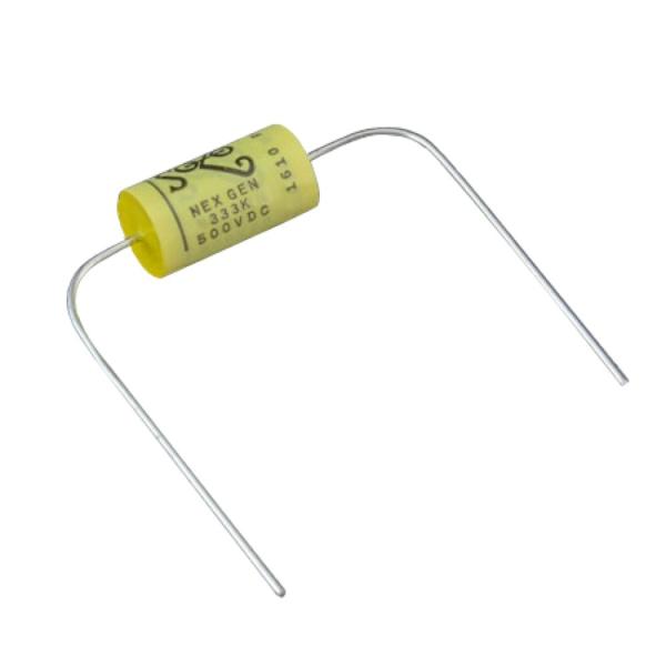 Sozo Capacitors Sozo NextGen Yellow Mustard Vintage 0.033uF 500V コンデンサー※パーツの取り扱いには、相応の技術と知識が必要になります。自己責任にて取り扱い可能な方のみ、ご検討...