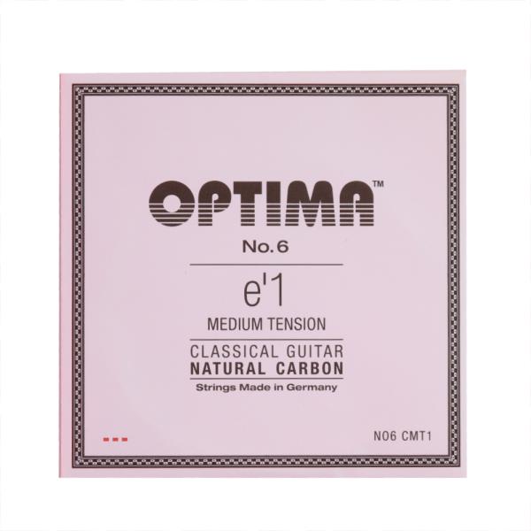 Optima Strings No6.CMT1 Natural Carbon E1 Medium 1弦 バラ弦 クラシックギター弦ドイツのオプティマ社のクラシックギター弦。ナチュラルカーボンのプレーン弦です。・クラシックギター用バラ弦・ミデ...