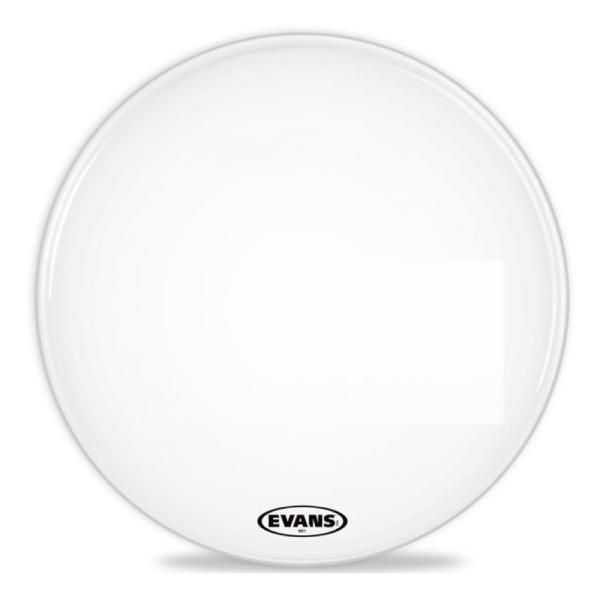 EVANS BD20MS1W 20" MS1 White Marching Bass Head マーチングバスドラムヘッド【Description】10mil、1プライフィルムを使用したMS1ヘッドは、上品なホワイトカラーで伝統的なサウンド...