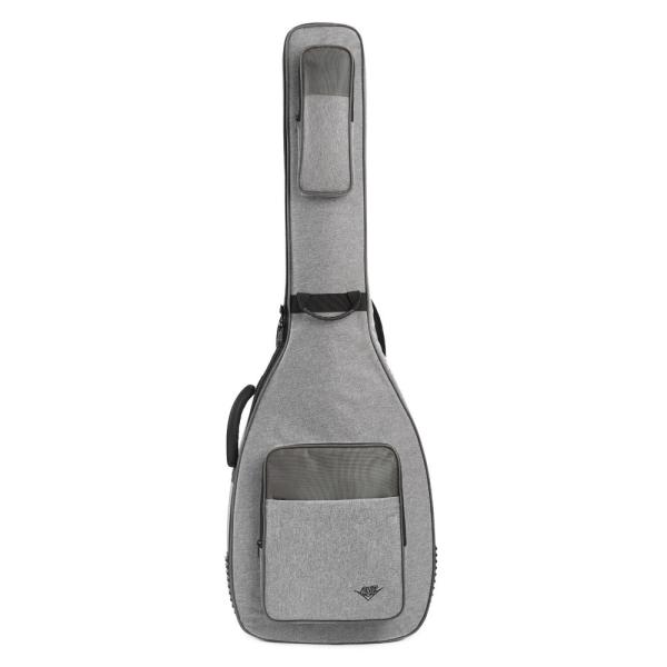 CNB CB1880B エレキベース用ギグバッグスタイリッシュなグレーの生地を使用した都会的な印象のギグバッグです。内装は綿ビロードのリッチで優しい生地を採用し、20mm厚のクッションが優しく楽器を保護します。ヘッド部にロングポケット、ボデ...