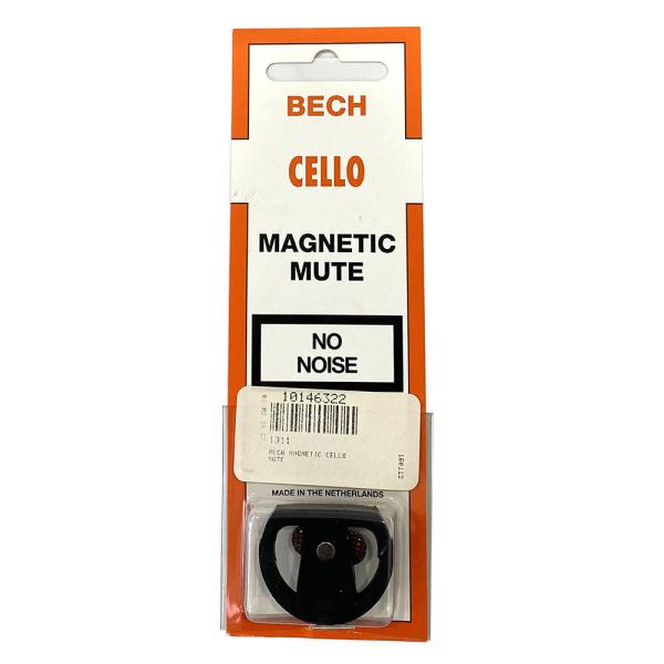 Bech Magnetic Mute Cello マグネットミュート チェロ用チェロ用のミュート（弱音器）です。本体にマグネットが組み込まれたマグネットミュートです。付属のクリップをテールピース部に取り付け、ミュートを使用しない時はテールピ...