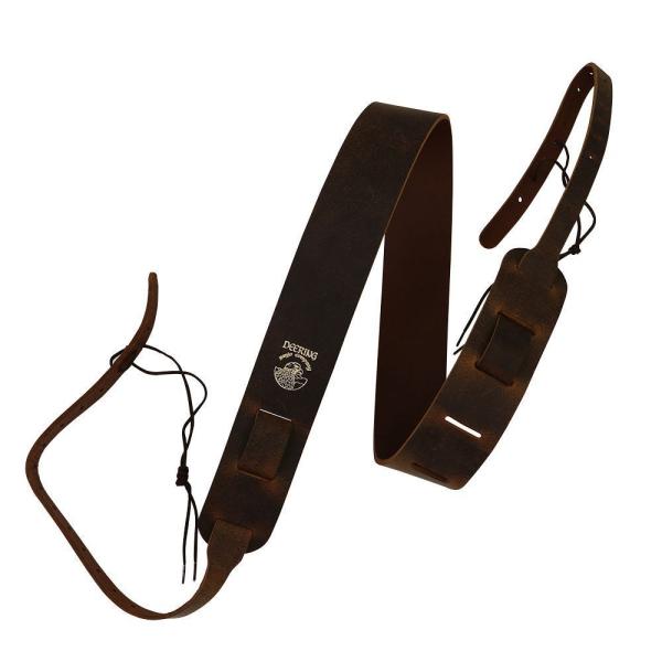 バンジョー ストラップ DEERING S-DR バンジョー用ストラップ  グレッグ・ディーリングは独創性という拘りを持って数多くのバンジョーを作り出してきました。そのアクセサリー類にもバンジョーピッカーの側に立ってデザインされています。S...