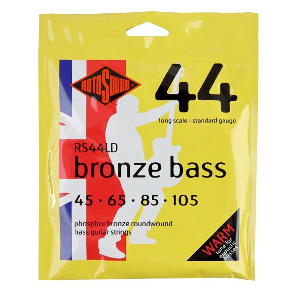 ロトサウンド ベース弦 1セット RS44LD Bronze Bass 44 Standard 45-105 LONG SCALE アコースティックベース弦 ROTOSOUND 【Bronze Bass 44 Standard Phosph...