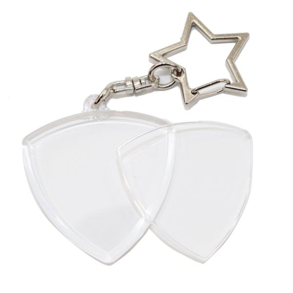 ギターピックホルダー Bruff PCK-500-S ぱちっとケース ピックキーホルダー おにぎりタイプ  おにぎりタイプ「ぱちっとケース」はお気に入りのピックやお気に入りの写真などをはめて、キーホルダーやペンダントにして持ち歩けるアイテム...