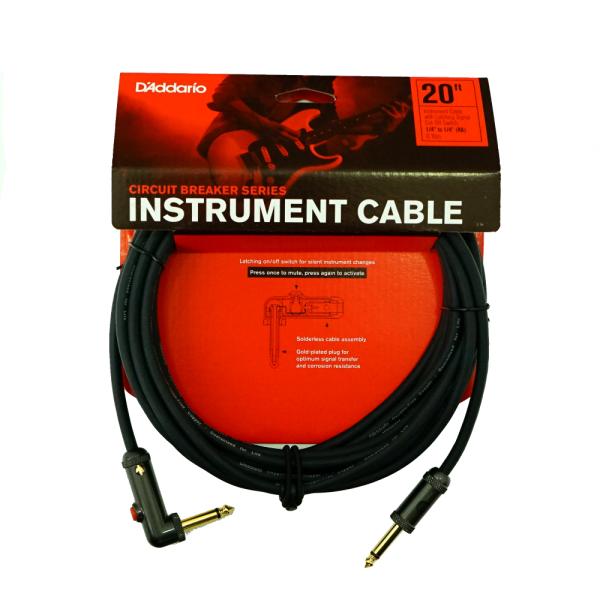 Planet Waves by D'Addario PW-AGLRA-20 6.09m SL 楽器用シールドケーブル【Circuit Breaker Instrument Cable (Latch Switch)】画期的なサーキットブレーカ...