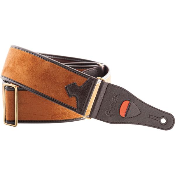 Righton! STRAPS DIVINE Light Brown ギター ベース用ストラップ  ヌバック、スエードレザー、ピーチレザーに似た高品質の素材を使用し、柔らかくスムースなルックスのストラップです。ソフトな触り心地と内臓パッドに...