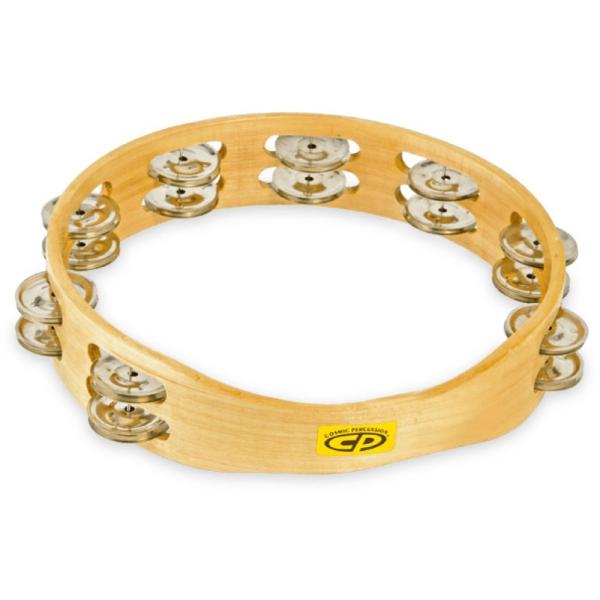 タンバリン 楽器 ラテンパーカッション LP CP390 タンバリン。CP Wood TambourinesCP Tambourine Headless, 10インチDouble Row Jinglesハンドモデルハンドモデルはカーブを付け...