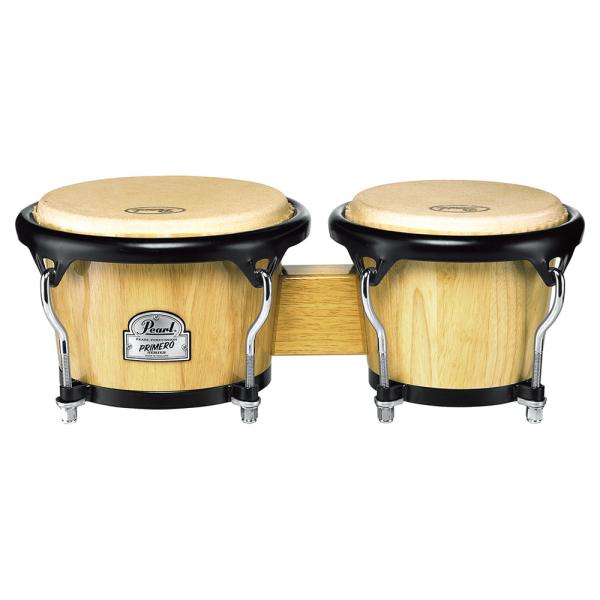 Pearl PWB-100 ナチュラル ボンゴ厳選されたタイ・オークにラッカー仕上げを施し、フープにはプレーヤーの手にやさしい丸みを帯びた形状のカウンタークラウン・フープを装備。初心者の方でも楽しく演奏ができます。タイオーク胴、牛皮ヘッド、...