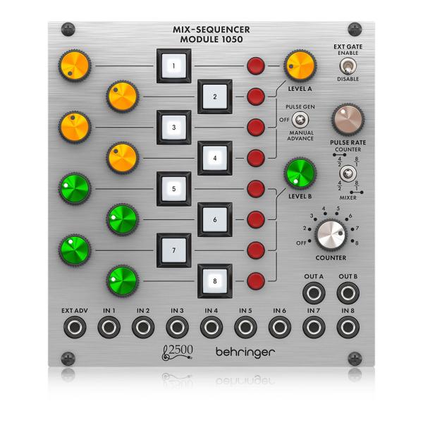 ユーロラック用2500シリーズ8CHミキサーシーケンサーモジュール