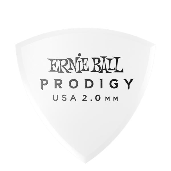 ギターピック 6枚 セット アーニーボール 2.0mm 9337 White Shield Prodigy Picks 6-pack  ERNIE BALL。アーニーボール・プロディジー・ピックは、滑りにくく丈夫なデルリン素材を採用してます...