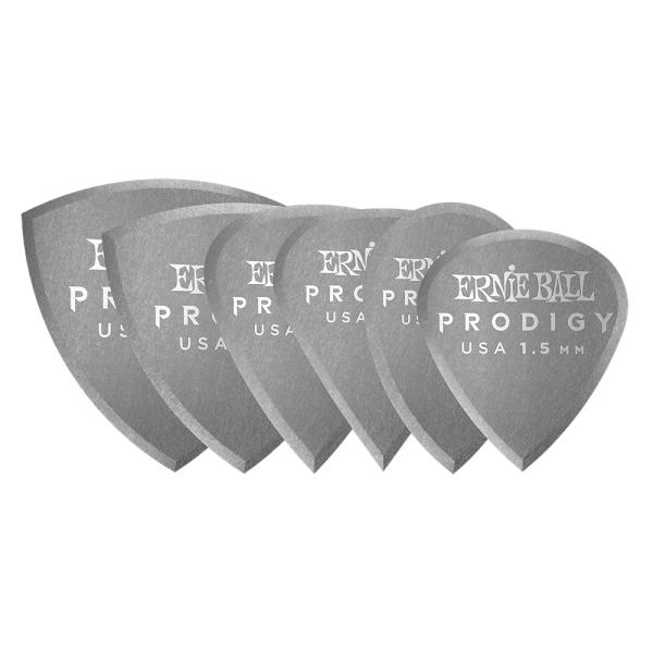 ギターピック 6枚 セット アーニーボール 1.5mm 9342 マルチパック Black Multipack Prodigy Picks 6-pack ERNIE BALL。アーニーボール・プロディジー・ピックは、滑りにくく丈夫なデルリン...