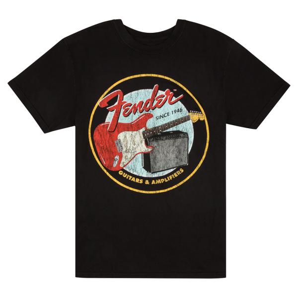 Fender 1946 Guitars ＆ Amplifiers T-Shirt Vintage Black M Tシャツ 半袖※ご注意下さい※「サイズが合わない」「イメージと違った」「間違えて注文した」などの理由によるお客様都合のご返品に...