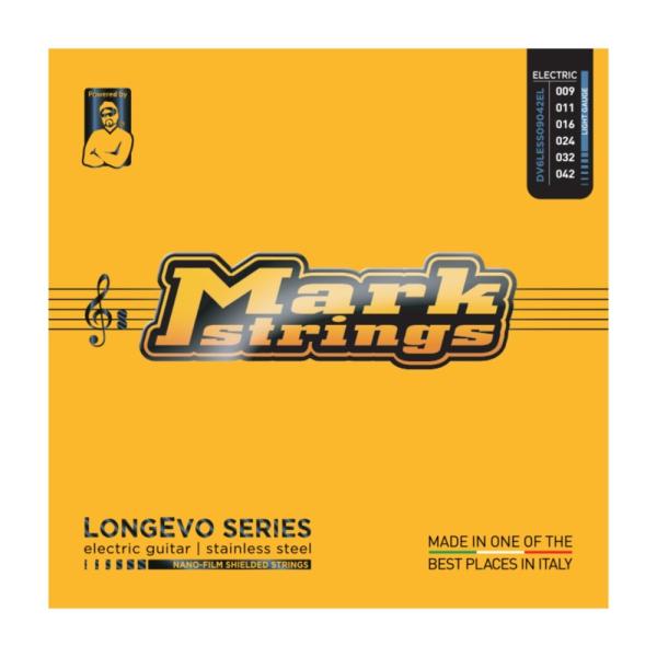 Mark Strings DVM-S/6LESS09042 LONGEVO SERIES stainless .009-.042 エレキギター弦MarkbassよりMark Stringsブランドとしてエレキギター弦が登場！化学物質を使用し...