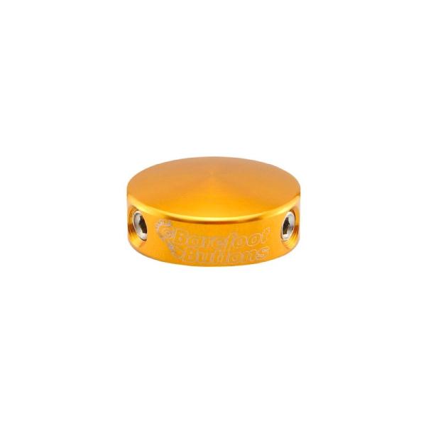 Barefoot Buttons V1 Mini Gold エフェクターフットスイッチボタンミニペダルに最適なサイズの「V1 Mini」が登場！エフェクターの一般的な3PDTフットスイッチに簡単に取付できることができ、格段に踏みやすくなり、...