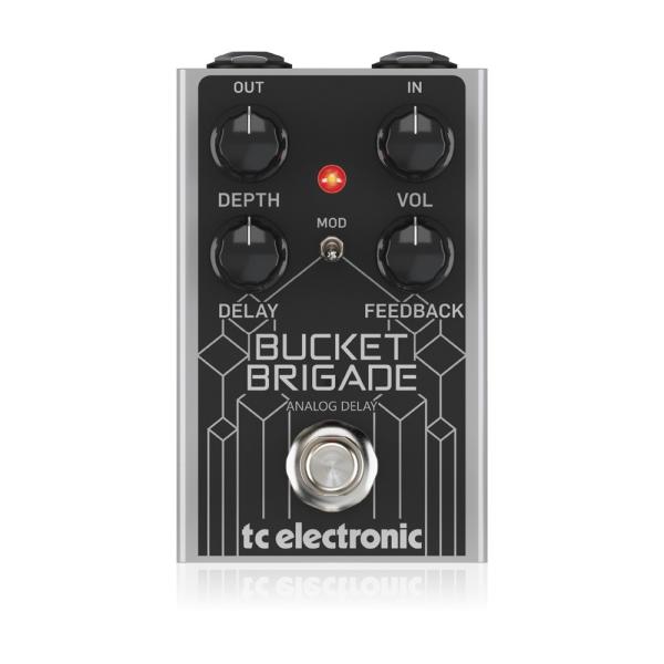 tc electronic BUCKET BRIGADE ANALOG DELAY アナログディレイ ギターエフェクターアナログBBD素子を使用し、オプションのモジュレーションを搭載したビンテージスタイルのコンパクトアナログディレイペダル■...