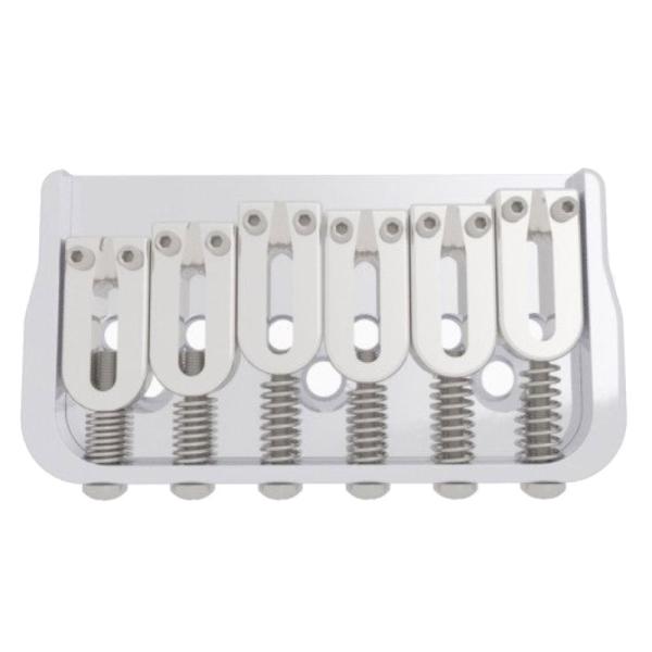 ヒップショット ギター ブリッジ 6 String Fixed Guitar Bridge Chrome 0.175 ギター用ブリッジ HIPSHOT。※パーツの取り扱いには、相応の技術と知識が必要になります。自己責任にて取り扱い可能な方の...