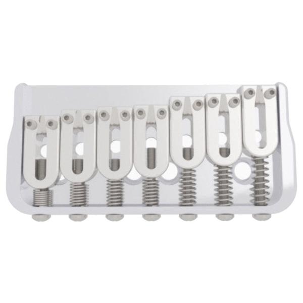 ヒップショット ギター ブリッジ 7 String Fixed Guitar Bridge Chrome 0.125 7弦ギター用ブリッジ HIPSHOT。※パーツの取り扱いには、相応の技術と知識が必要になります。自己責任にて取り扱い可能な...