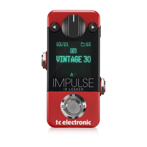 tc electronic IMPULSE IR LOADER キャビネットシミュレーター IRローダー ギターエフェクター 12種のCelestion公式IRを含む25のIRを内蔵、99のIRスロットとLCDディスプレイを搭載したコンパク...