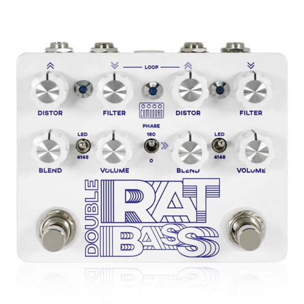 Comodoro DOUBLE RAT BASS ベース用エフェクターComodoro DOUBLE RAT BASSは、定番のディストーションペダルとして知られるブラックのディストーションペダルに基づき、エレキベースで使用するために設計さ...