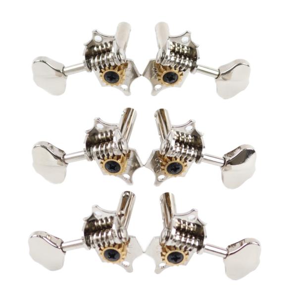 GROVER H97N Nickel ギターペグ※ギターパーツの取り扱いには、相応の技術と知識が必要になります。自己責任にて取り扱い可能な方のみ、ご検討下さい。取り付け時に起った、楽器及びパーツの破損・損傷等につきましては当店は保証出来ませ...