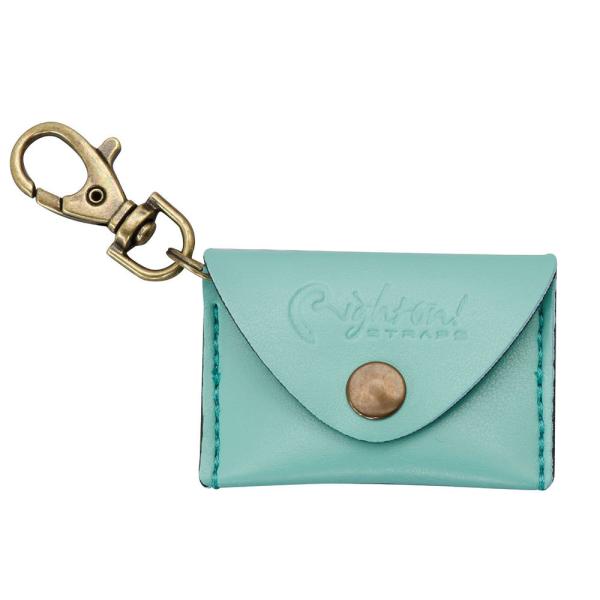 Righton! STRAPS Pick Pouch Plain Surf ピックケースピックポーチは、ピックがどこにあるかを明確にして、一度に複数のピックを運ぶことができる優れものです！ケースはボタンで簡単に開け閉めができます。100％動...