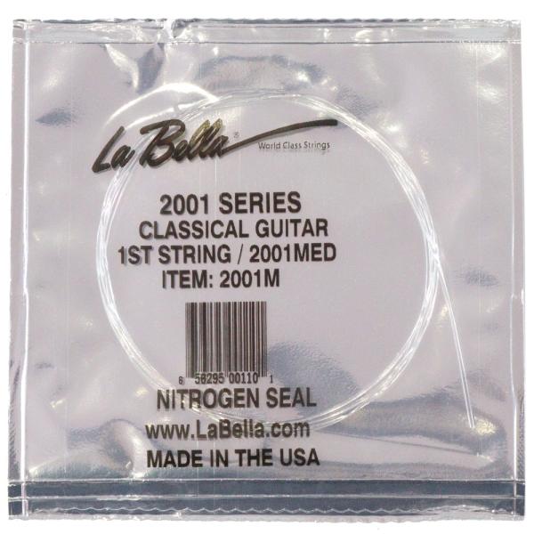 ラベラ 弦 La Bella 2001 Medium Tension 1弦 0.0290 クラシックギターバラ弦 ギター 弦 バラ売り。2001シリーズLA BELLAが誇る世界的スタンダード弦「2001」シリーズ。イタリア発祥、ニューヨー...