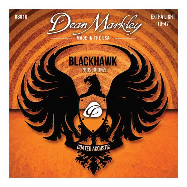 ディーンマークレー弦 Dean Markley DM8010 BLACK HAWK COATED Phos Bronze A STRINGS X-LIGHT 10-47 アコースティックギター弦ディーン・マークレーの最先端のブラックホーク・...
