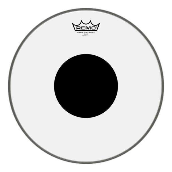 REMO CS-8 CS CONTROL SOUND CLEAR 8インチ ドラムヘッドクリアータイプのフィルムの中央に\“ブラックドット\”と呼ばれるフィルムを装着し余分な倍音をカットするドラムヘッドです。打面用としては太いアタックが得ら...