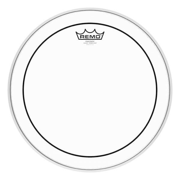 REMO PS-306MP MARCHING PINSTRIPE CLEAR 6インチ マーチングタムドラムヘッド明るく遠達性に優れるマーチングテナーヘッドです。7milのクリアフィルムを2枚重ね、エッジ部のダンピングエージェントにより、不...