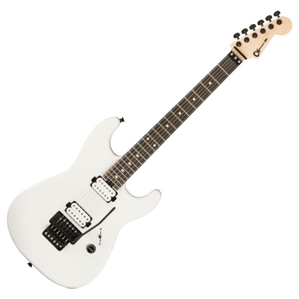 Charvel Jim Root Signature Pro-Mod San Dimas Style 1 HH FR E Satin White エレキギタージム・ルートのパワフルでアグレッシブなギタープレイは20年以上にわたってスリップノ...