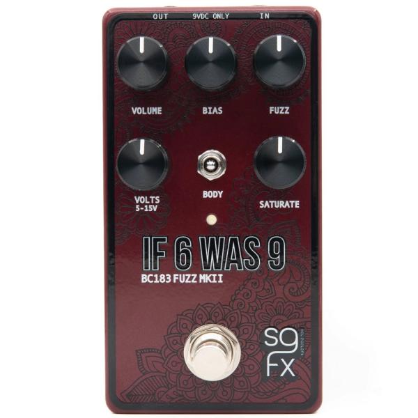 SolidGoldFX IF 6 WAS 9 BC183 MKII Fuzz ファズ ギターエフェクターDallas-Arbiter製Fuzz Faceへのリスペクトを込め、Jimi Hendrixの名曲『IF 6 WAS 9』の名を冠した...