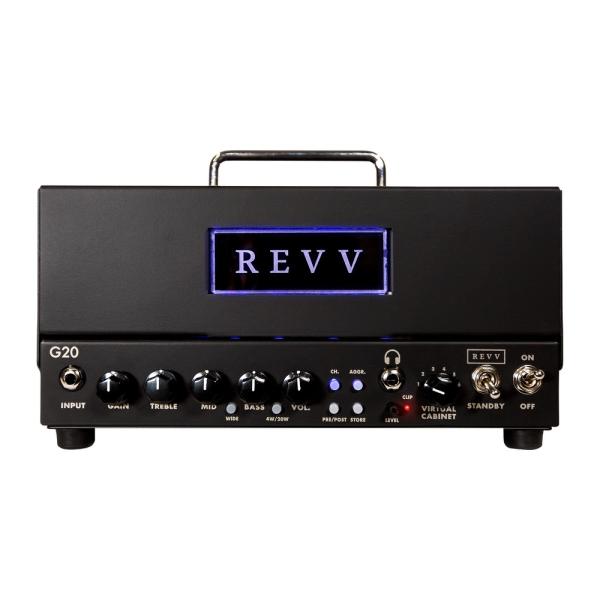 Revv Amplification G20 ギターアンプヘッド エレキギター アンプ カナダのハイエンドなアンプ＆エフェクター・ブランドのレヴ・アンプリフィケーションより、小規模ライヴ、自宅練習、デスクトップ・レコーディングまで幅広く使用...