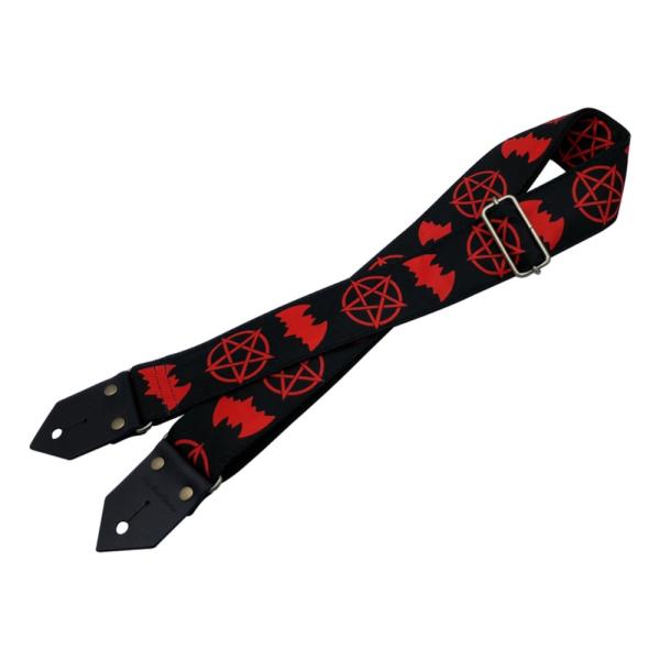 Spice Note ES-PTW50DB BKR ギターストラップES-PTW50xx\〓Design Evolution\〓独自企画のプリント生地を採用し、オリジナルデザインでの作成が可能になりました。ストラップの為に作られたデザインを...
