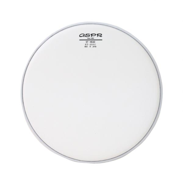 ASPR（アサプラ） ST-250C12 ST series 12インチ ドラムヘッドST-250Cクリアーフィルム・ホワイトコーテッド・明るく豊かな響きと自然なタッチ感薄：188＜250標準＜300：厚柔：ホワイトフィルム＜クリアーフィル...